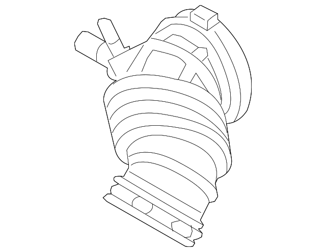 Genuine OEM Ford Part - Engine Air Intake Hose CV6Z-9B659-G | Genuine ...