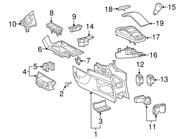 84013-48040-C0 - Console Trim Panel 2013-2015 Lexus | AutoNationParts.com