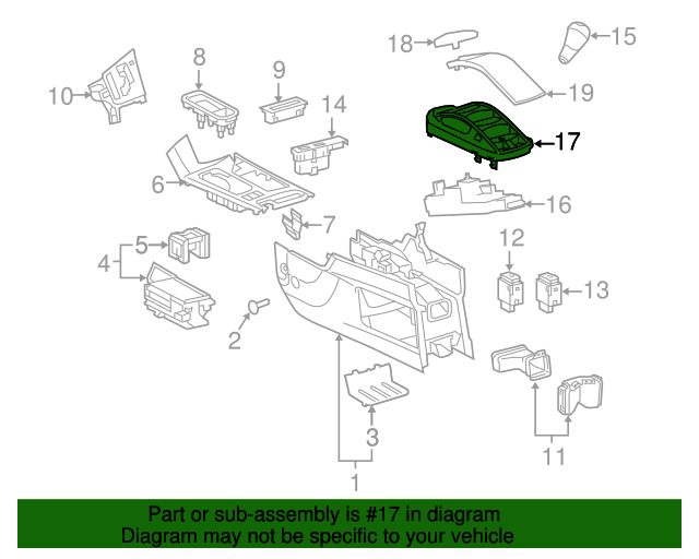 84013-48040-C0 - Console Trim Panel 2013-2015 Lexus | AutoNationParts.com