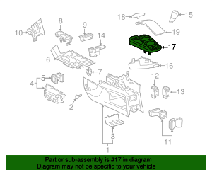 84013-48040-C0 - Console Trim Panel 2013-2015 Lexus | AutoNationParts.com