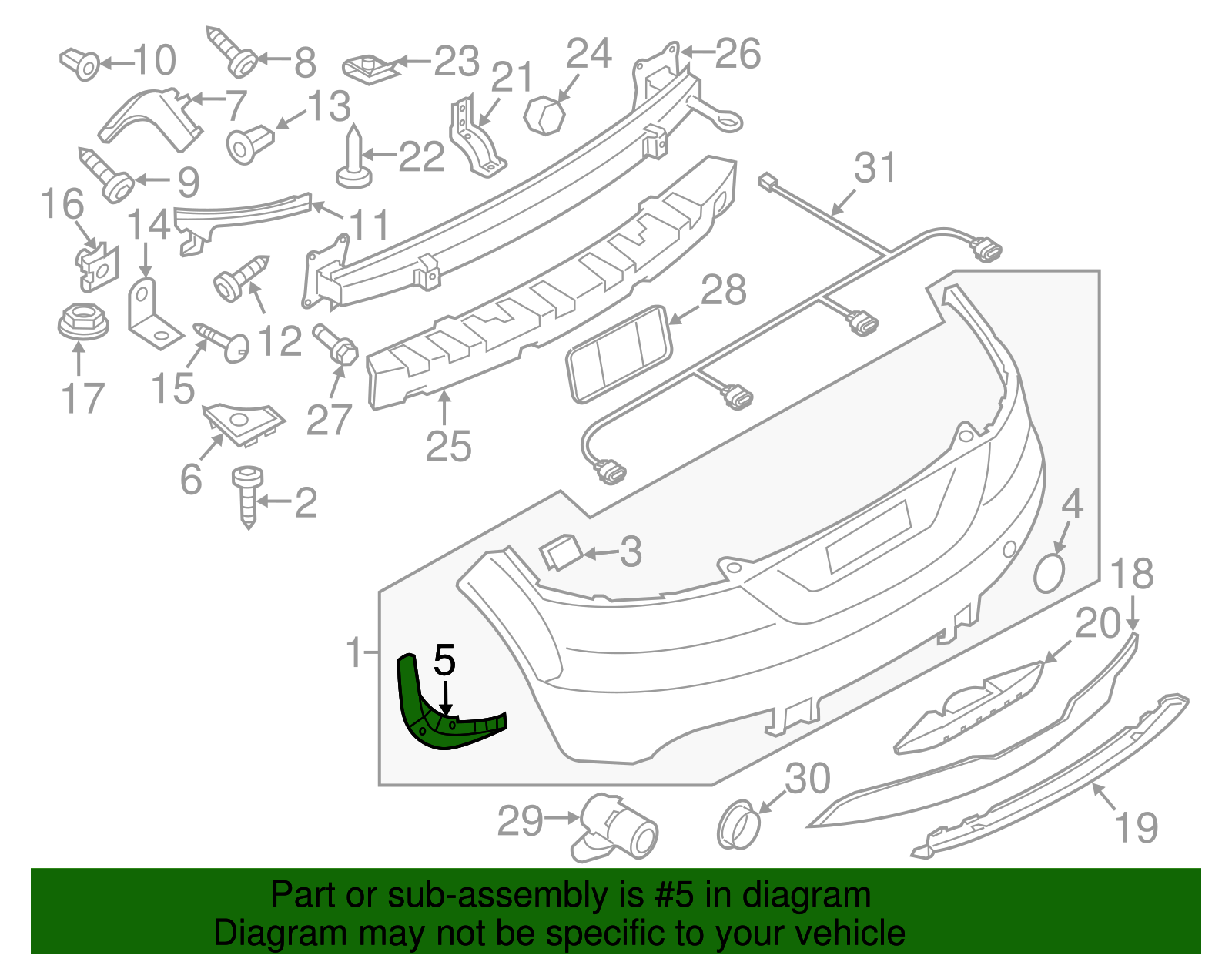 8J0-807-740 - Strip 2008-2015 Audi | Audi OEM Parts