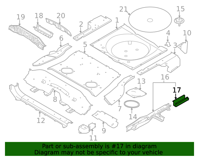 2014-2019 Nissan Rogue Rail End - Driver's Side (LH) G5521-4BAMA ...