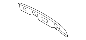 2014-2019 Nissan Rogue Rear Shield 74798-4BA0A | Nissan Parts Plus