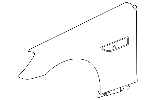 2012-2020 Mercedes-Benz Fender 172-880-01-07 | MB OEM Parts