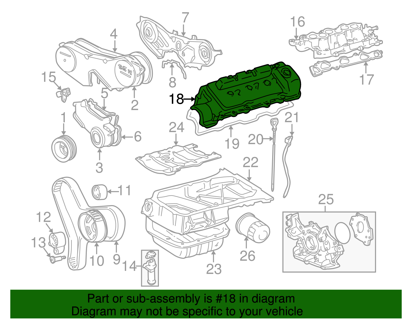 11201-20090 - 1994-2003 Toyota - Valve Cover | Toyota Parts Delivered