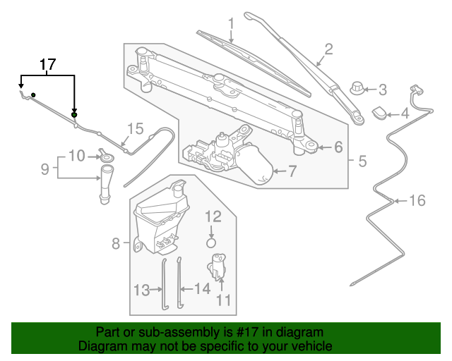 96650815 GM Windshield Washer Nozzle | GM Parts Store
