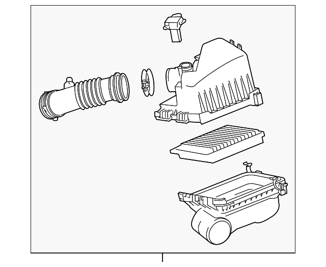 2016-2018 Toyota Air Cleaner Assembly 17700-37350 | Toyota Parts Center