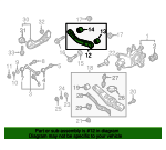 2016 Hyundai Tucson Upper Control Arm 55100-D3050 | OEM Parts Online