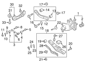 2016-2021 Hyundai Tucson Trailing Arm 55280-D3200 | OEM Parts Online