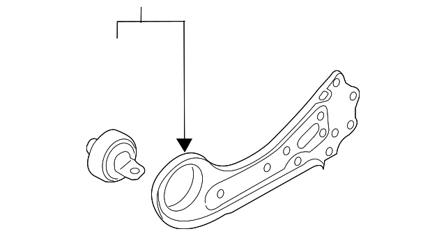 2018-2021 Hyundai Tucson Trailing Arm 55270-D3300 | OEM Parts Online