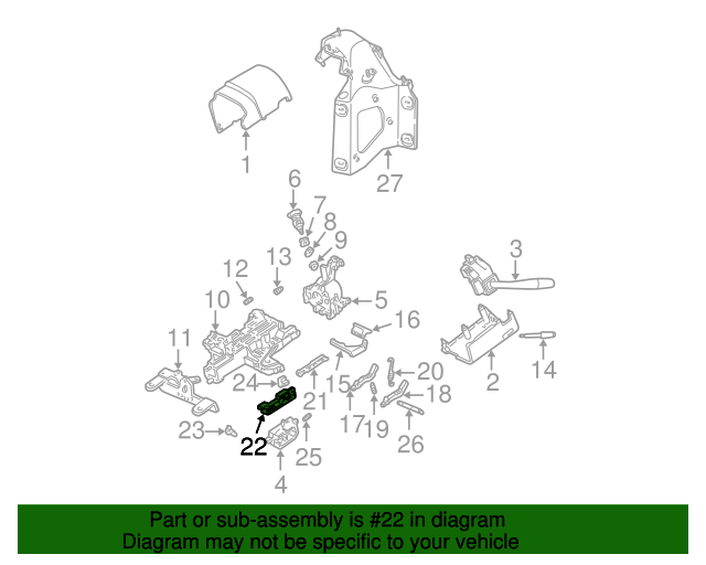 Ignition Switch Actuator - Ford (FODZ-3E715-A) | BlueFordPart