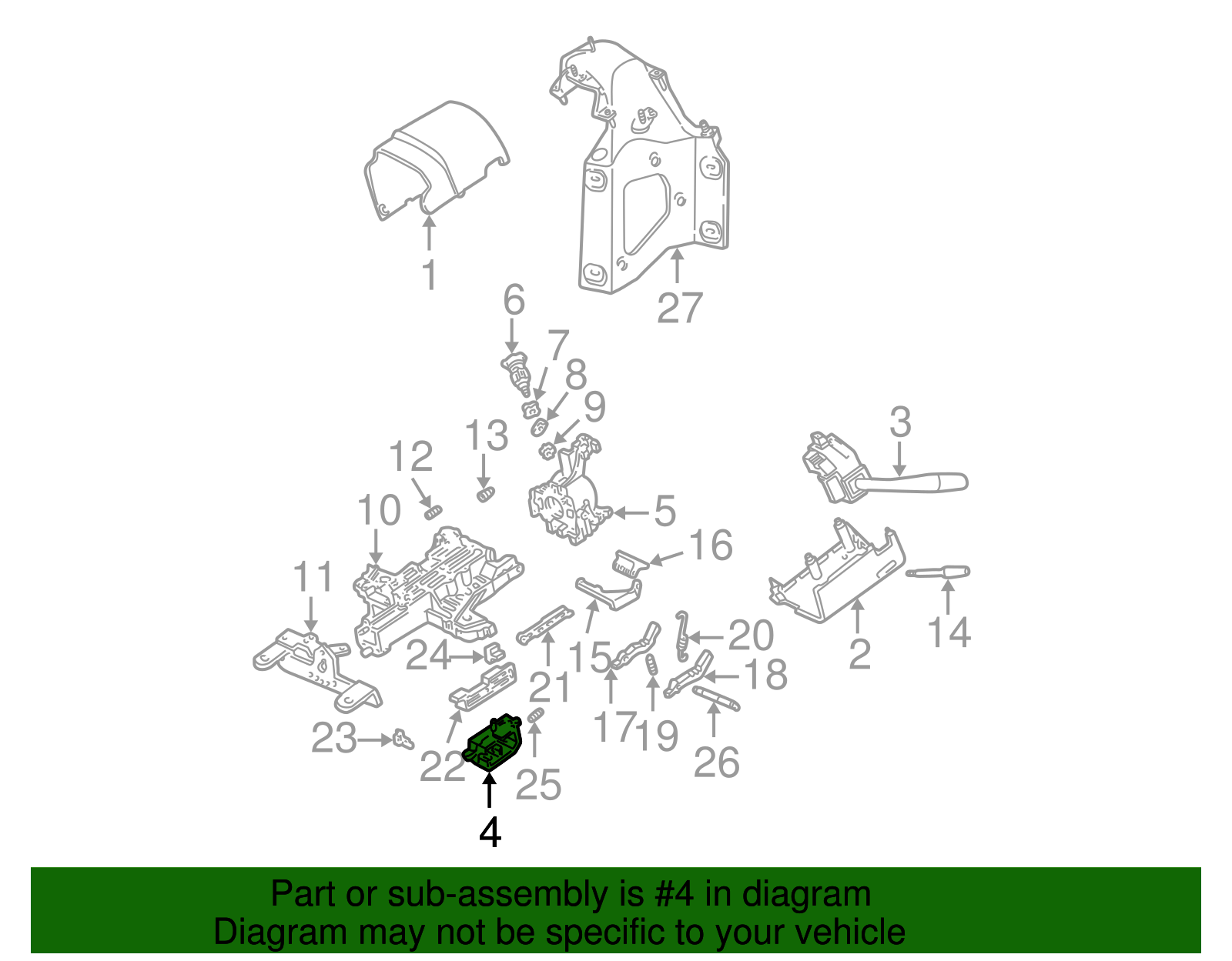 1984-1995 Ford Motorcraft™ Ignition Switch SW-2473 | OEM Parts Online