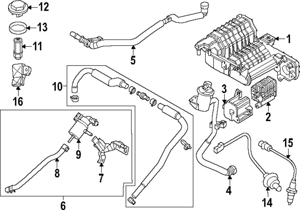 31425-BY500 - Pressure Sensor Bracket 2023-2025 Kia Niro | Kia.Parts Store