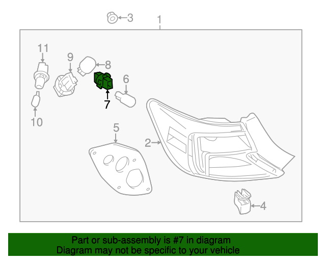 90075-60079 - Socket - 2007-2017 Toyota | OEM Genuine Toyota Parts