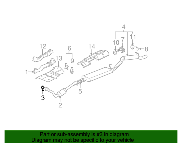 24505057 - OEM GM Converter & Pipe Gasket | GMPartsCenter.net