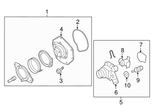 31355151 - Thermostat Unit 2007-2016 Volvo | AutoNationParts.com