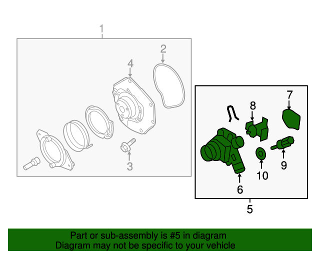 31355151 - Thermostat Unit 2007-2016 Volvo | AutoNationParts.com