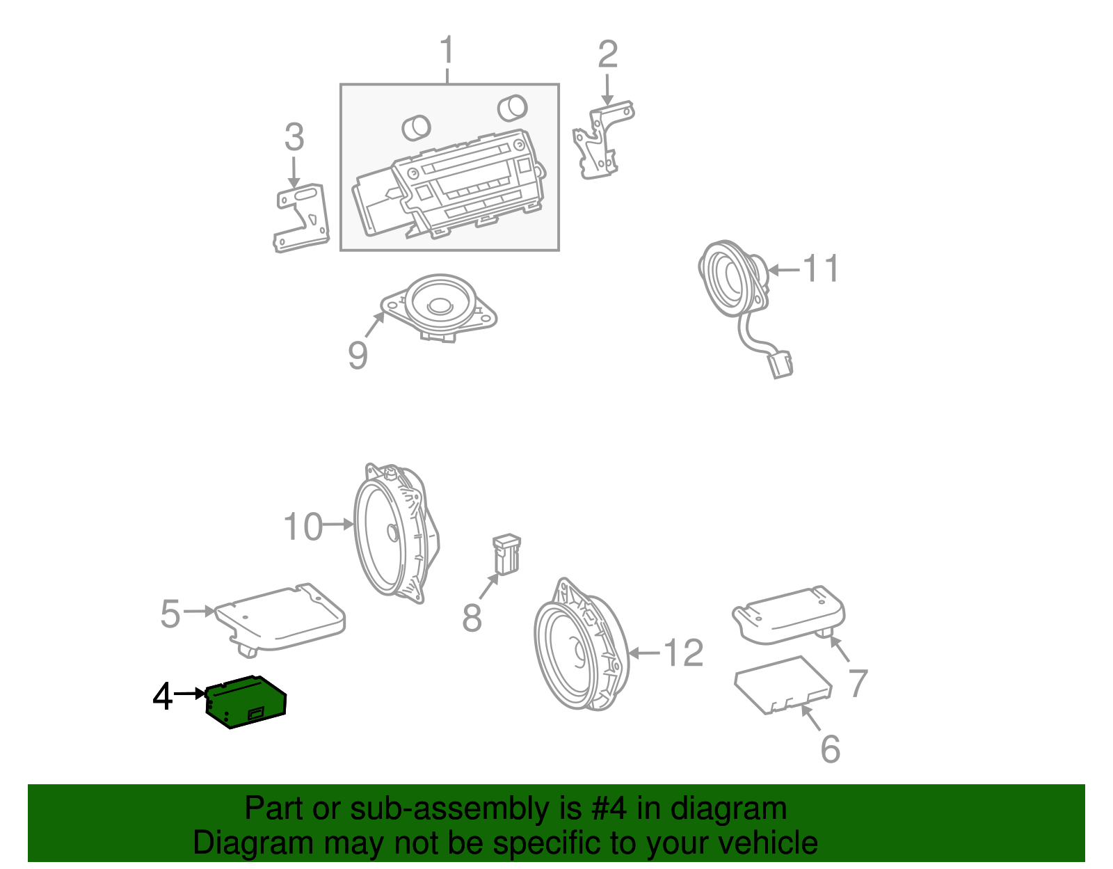 86280-47020 - High-Quality Amplifier for 2010-2011 Toyota Prius ...