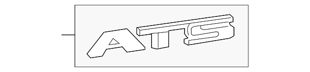 23469270 - Nameplate - 2015-2019 Cadillac ATS | Findlay Auto Parts