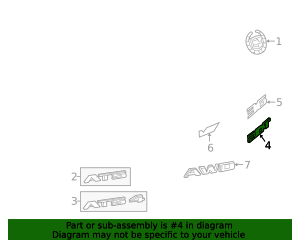 Galvano Silver Deck Lid Engine 2.0T Emblem 84139938 | AutoNationParts.com