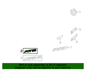 23469270 - Nameplate - 2015-2019 Cadillac ATS | Findlay Auto Parts