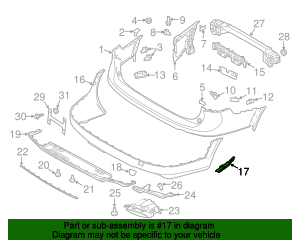 2017-2020 Volvo V90 Cross Country Lower Cover Bracket - Passenger Side ...
