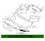 2017-2020 Volvo V90 Cross Country Trim Plate Bracket - Driver's Side ...