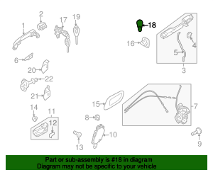 2008 Subaru Keyless Entry Transmitter 57497AG35A | Subaru Parts Store