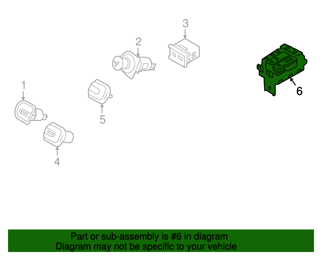 2017-2020 Kia Optima Switch Assembly 93300-A8120WK | OEM Parts Online