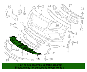 156-885-02-36 - Valance Panel 2015-2017 Mercedes-Benz | AutoNationParts.com
