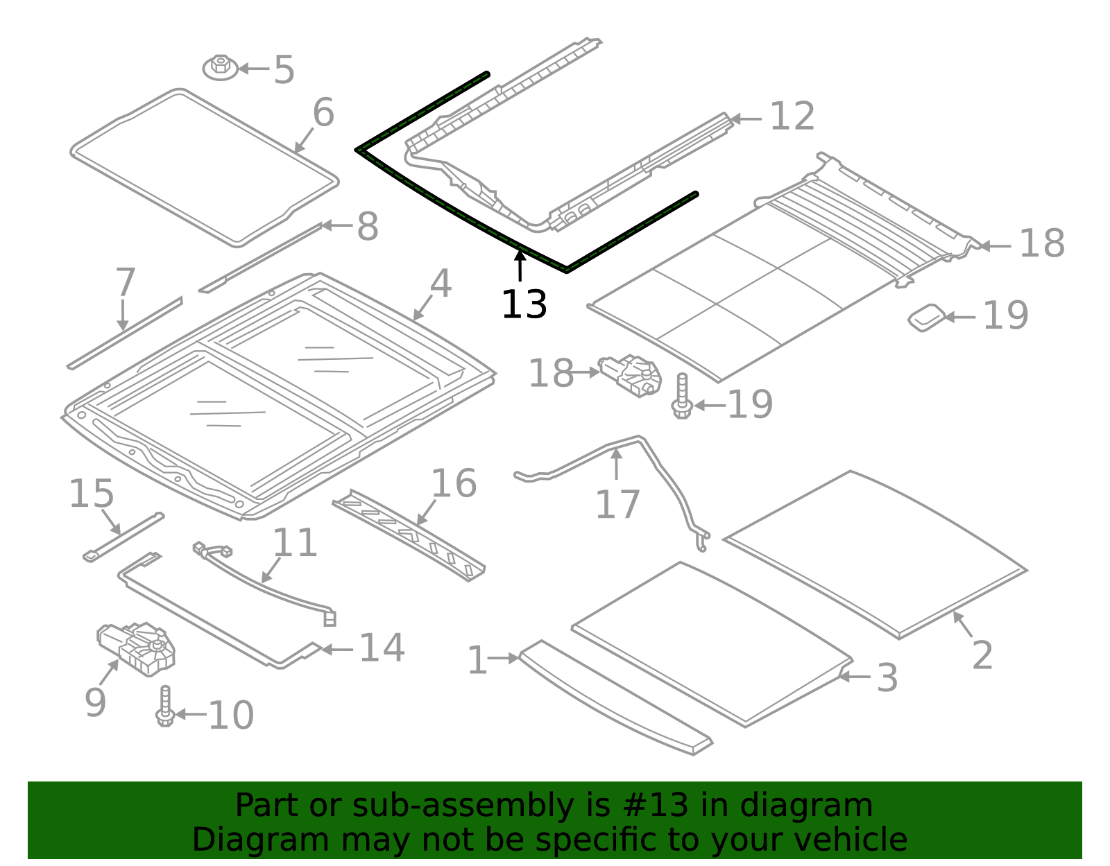 2020-2022 Land Rover Range Rover Rear Weather-Strip LR084562 | OEM ...