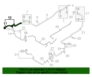 2012-2024 Porsche Engine Coolant Pipe 991-106-752-03 | AutoNation Parts