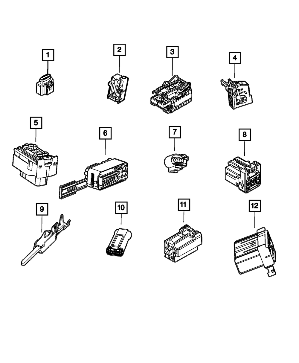 2021 Mopar Electrical Connector 68335273AA | Miracle Mopar