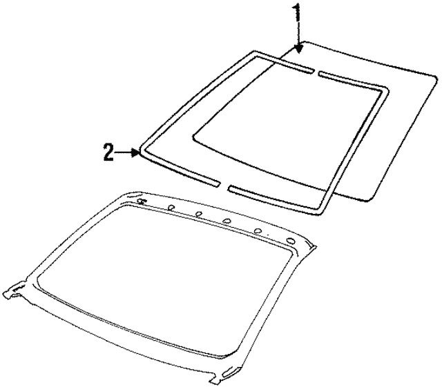 Genuine Windshield for 1992-1998 Saab 9000 | Part# 4306262 | Over 30% ...