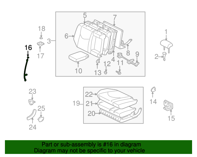 2001-2003 Lexus RX300 Release Cable 72590-48030 | OEM Parts Online