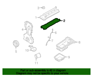 2007-2013 Nissan Valve Cover Gasket 13270-JA00A | Scott Evans Nissan Parts