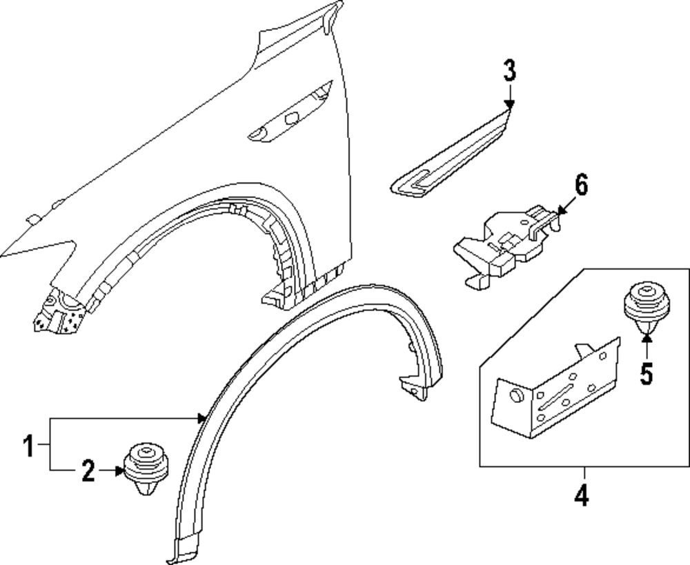 2024 Mazda CX-90 Wheel Opening Molding KJK8-51-W20B-SZ | Retail ...
