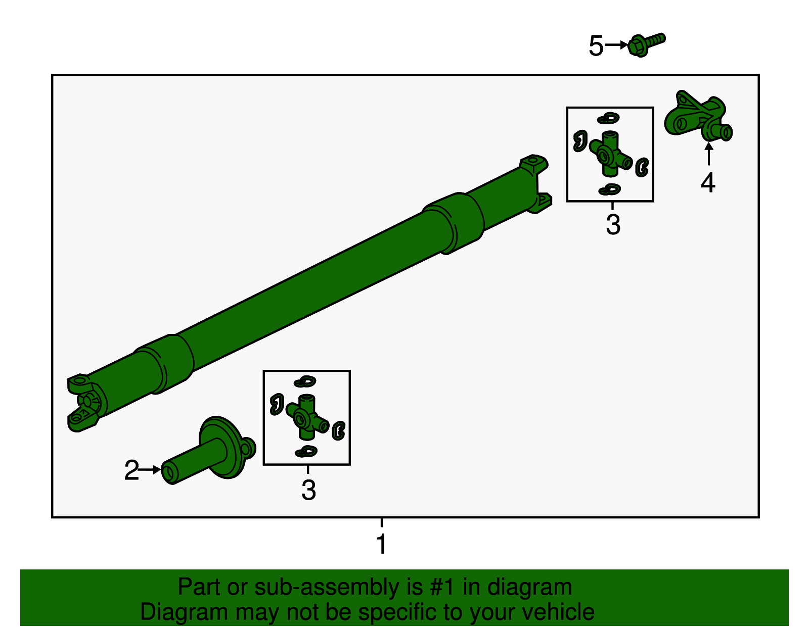2019-2020 Ford F-150 Drive Shaft KL3Z-4602-B | Ford OEM Parts Outlet
