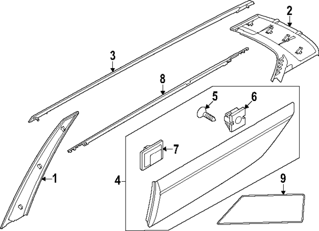 87549-AT000 - Stone Guard - 2023-2024 Kia | Kia Auto Parts