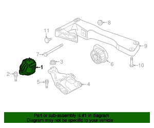 22-11-6-856-184 - Engine Mount 2013-2020 BMW | AutoNationParts.com