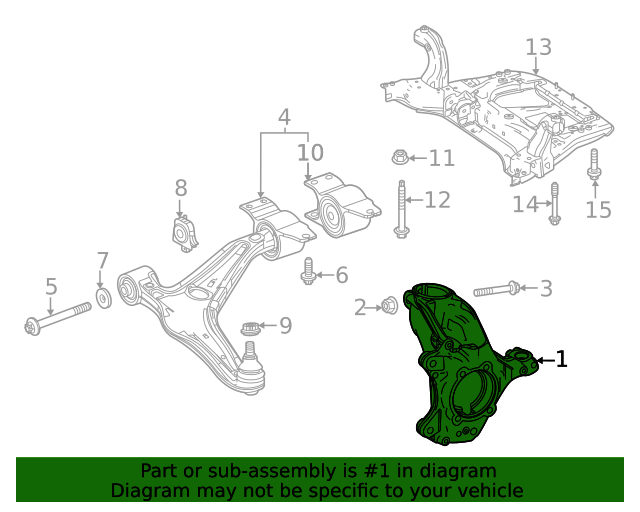 247-332-01-00 - Knuckle Assembly 2020-2023 Mercedes-Benz | Mercedes ...