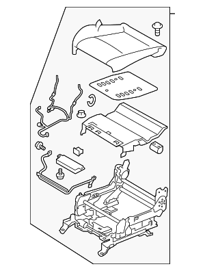 2016-2018 Infiniti Cushion Assembly 87350-1PS3A | Infiniti of Memphis Parts
