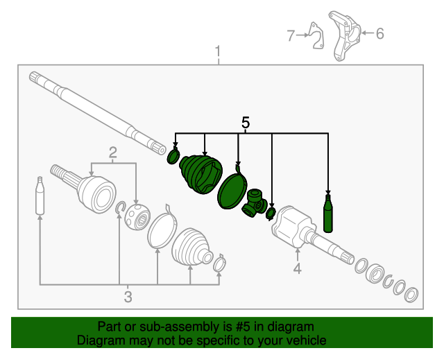 C9741-3NF0C - Inner Boot 2013-2024 Nissan | Nissan Parts & Accessories ...