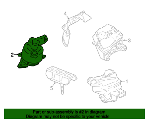 2017-2022 GM Driver Side Engine Mount 23436325 | OEM Parts Online