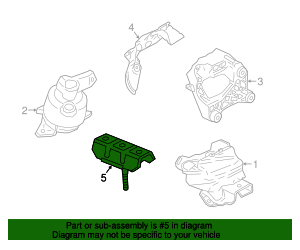 84123837 - Automatic Transmission Mount - 2016-2022 GM | Findlay Auto Parts