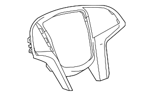 2015-2020 Cadillac Cover-Strg Whl Spoke *Sumi Black Tmoo 84310997 ...