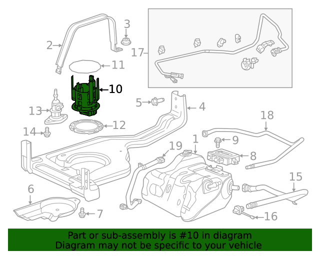 2019-2024 Ram Diesel Exhaust Fluid (Def) Pump 68457124AD | Mopar Parts ...