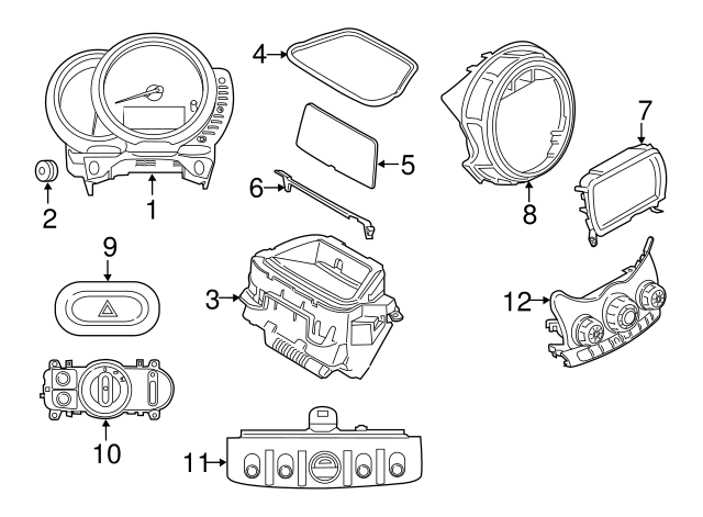 2014-2019 Mini Display Unit 65-50-9-279-424 | Mini Parts Express