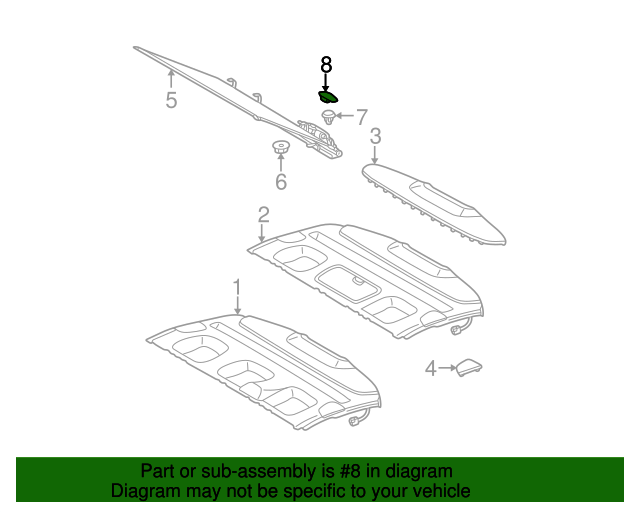208-694-01-14 - Bracket 2000-2006 Mercedes-Benz | Mercedes-Benz USA Parts