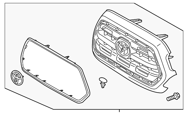 Upper Grille - Toyota (53100-04520-E2) | OEPartsQuick